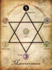 Star of David in the natal chart. Aspect shapes