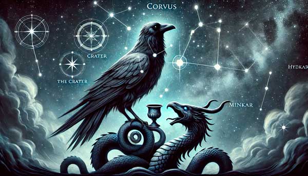 Minkar (Epsilon Corvi) - Fixed Star Astrology